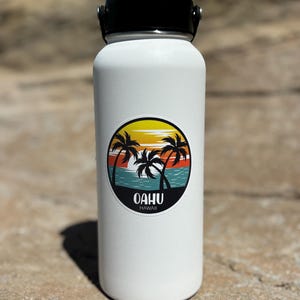 Oahu Hawaii Sticker - Etsy