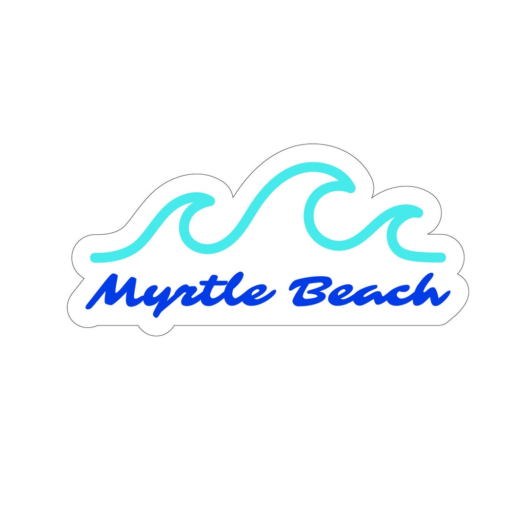 Myrtle Beach Sticker - Etsy