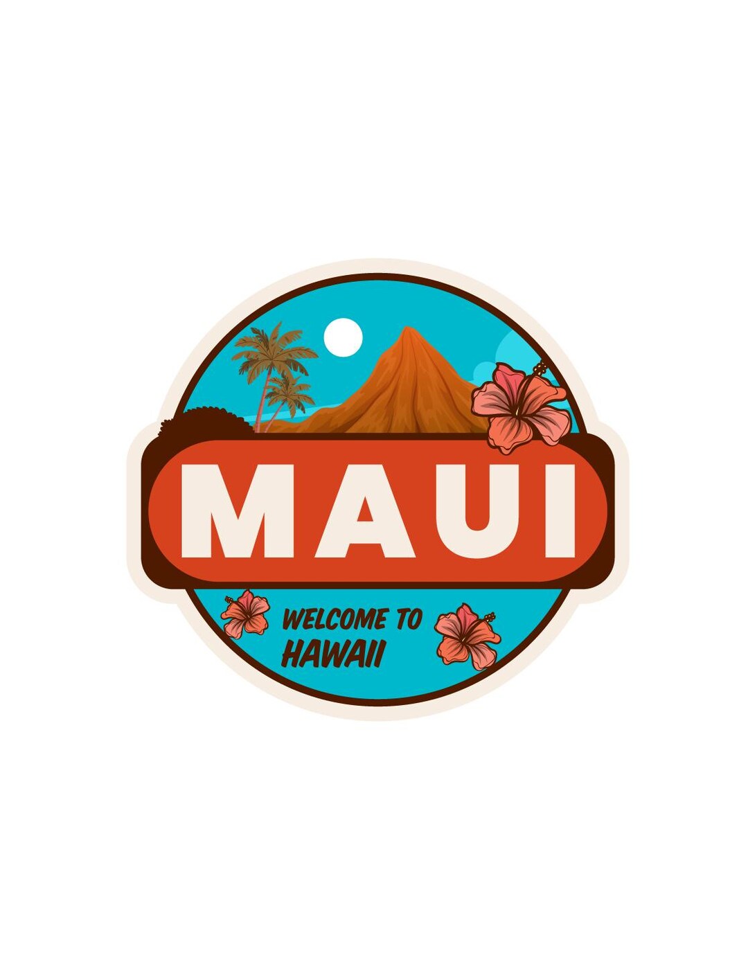 Maui Sticker - Etsy