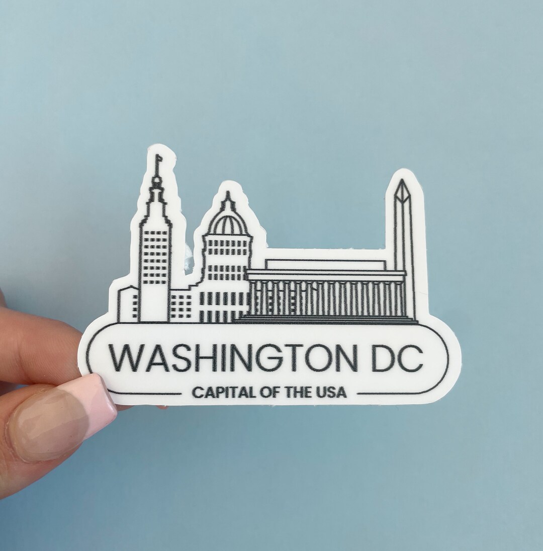 Washington DC Sticker - Etsy