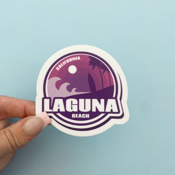 Laguna Beach Sticker - Etsy