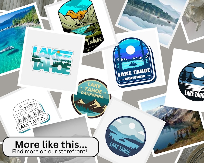 Lake Tahoe Sticker - Etsy