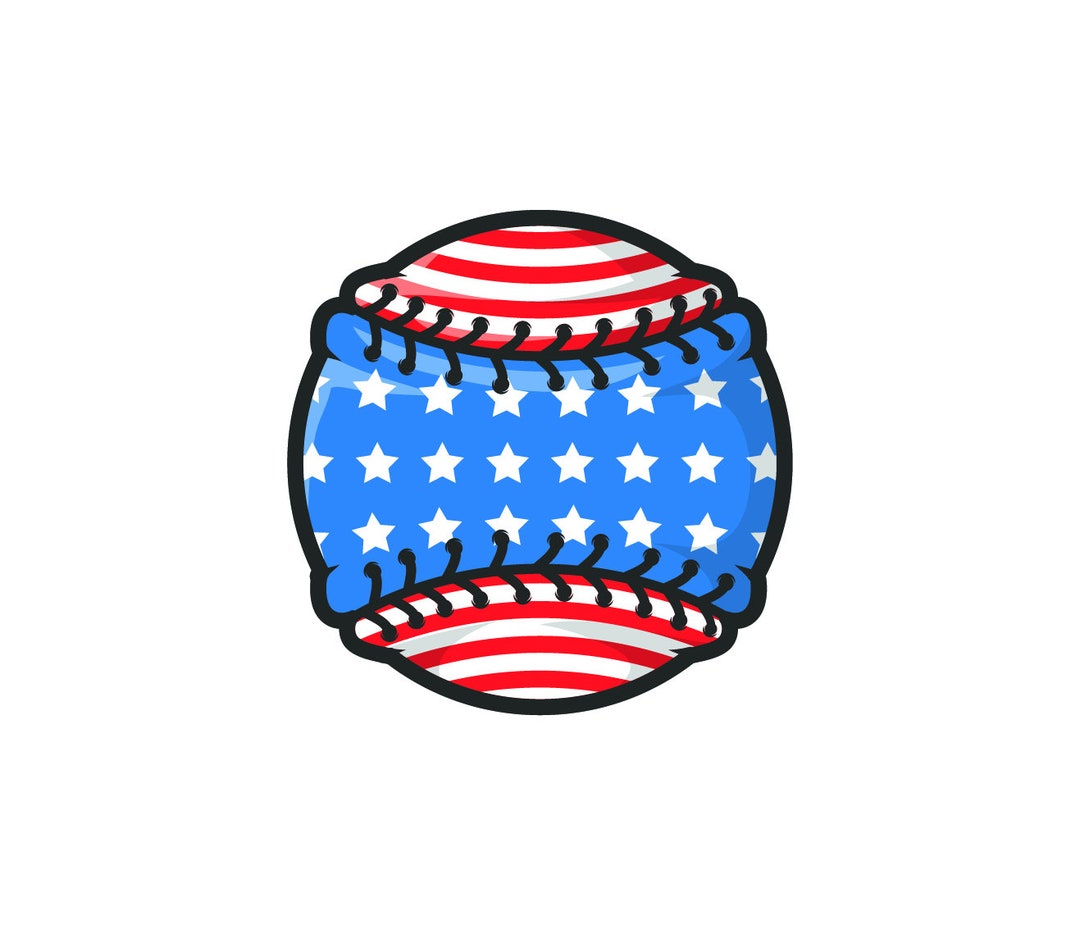 USA Baseball Sticker - Etsy