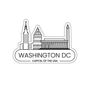 Washington DC Sticker - Etsy