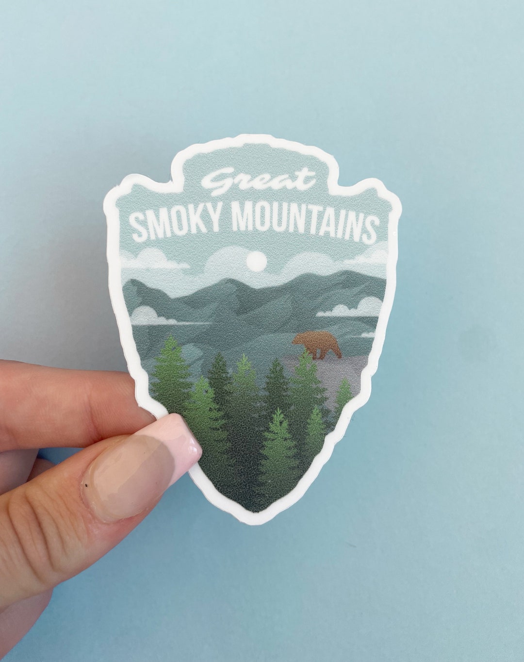 Great Smokey Mountains Sticker - Etsy
