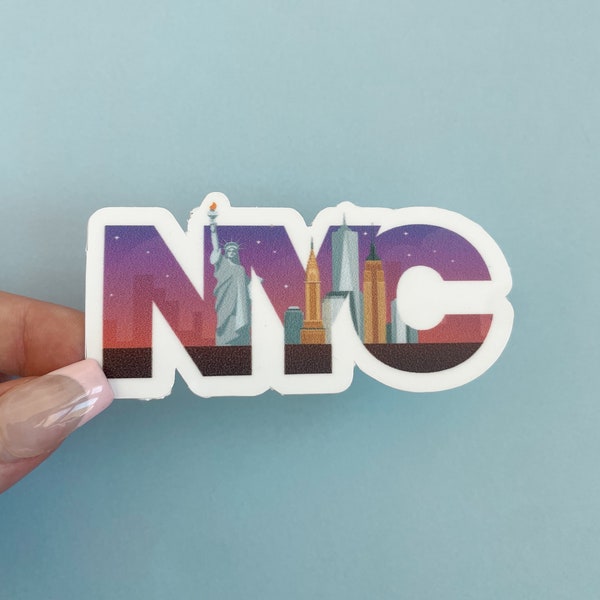 New York Sticker - Etsy