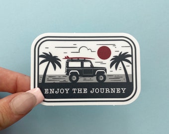 Embrace the Journey Sticker, Inspirational Affirmations, Enjoy the ...