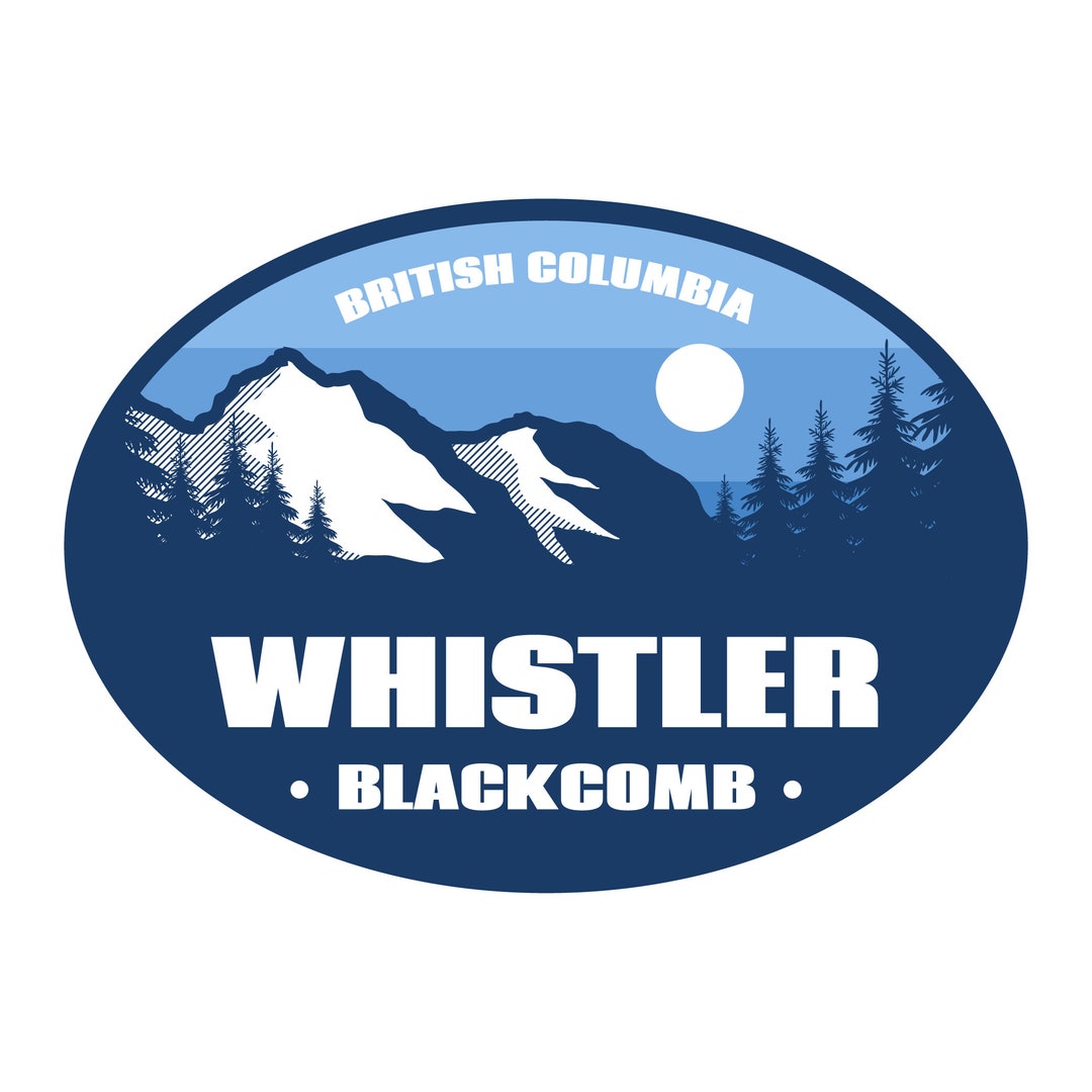 Whistler Ski Sticker - Etsy