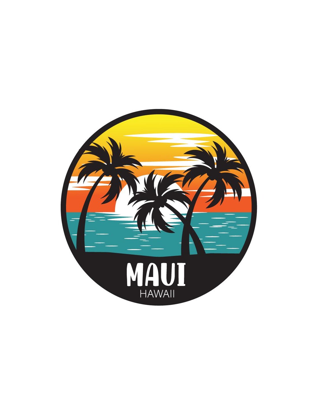 Maui Sticker - Etsy