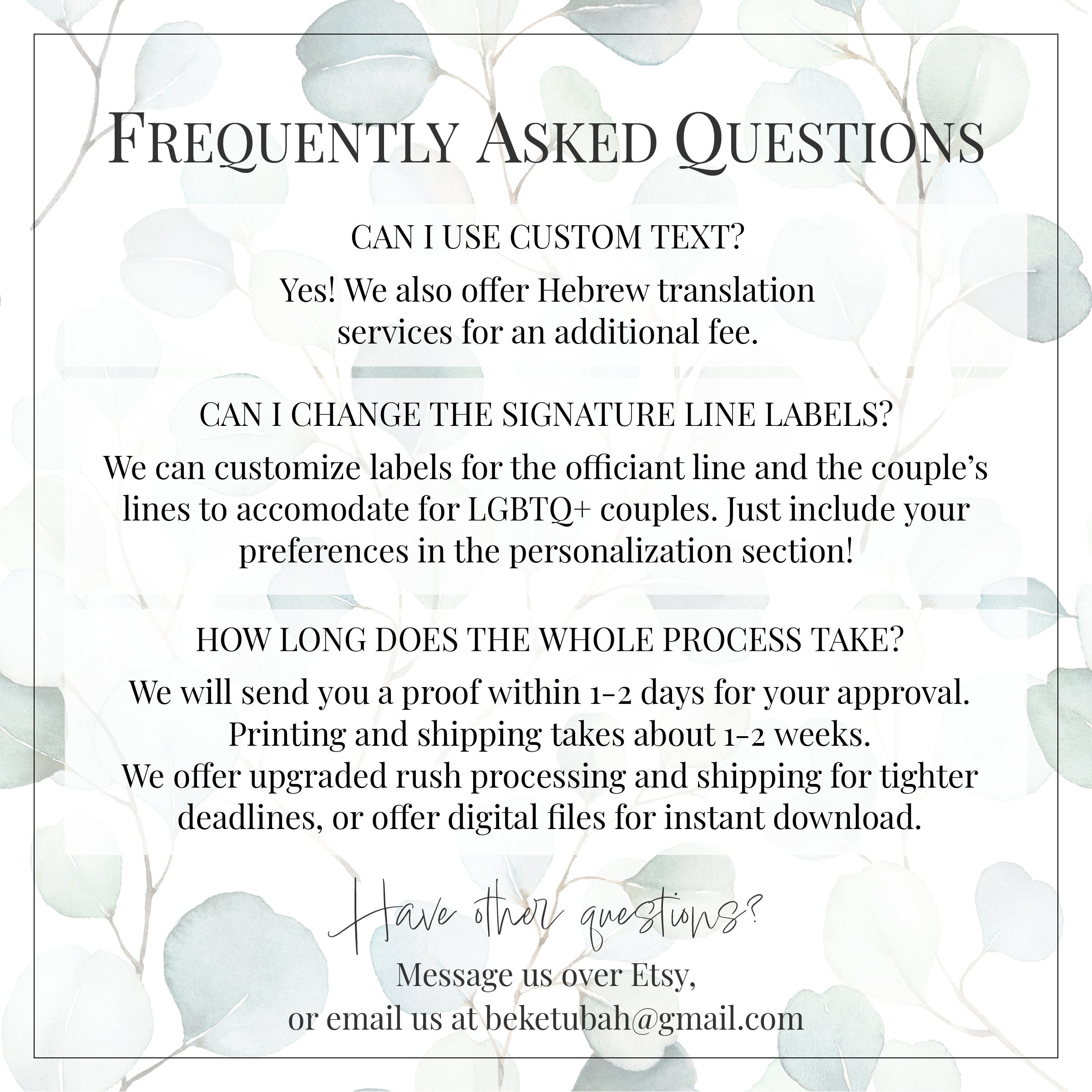 Custom Add-ons - Etsy