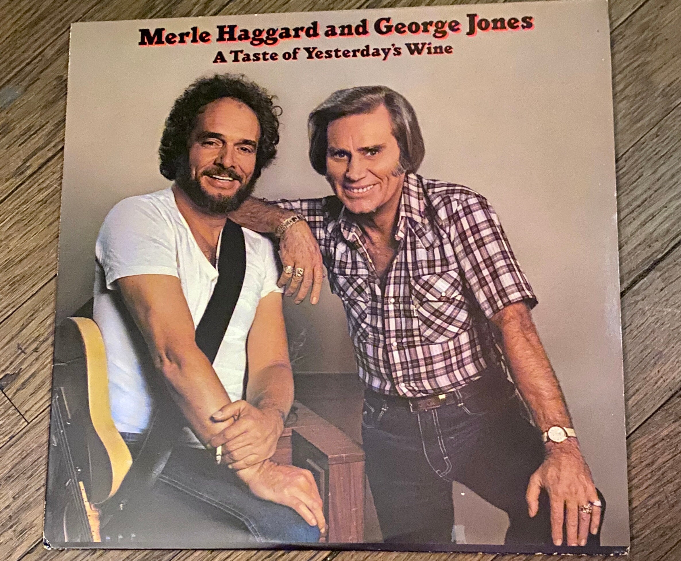 George Jones And Merle Haggard Vinyl Record Etsy