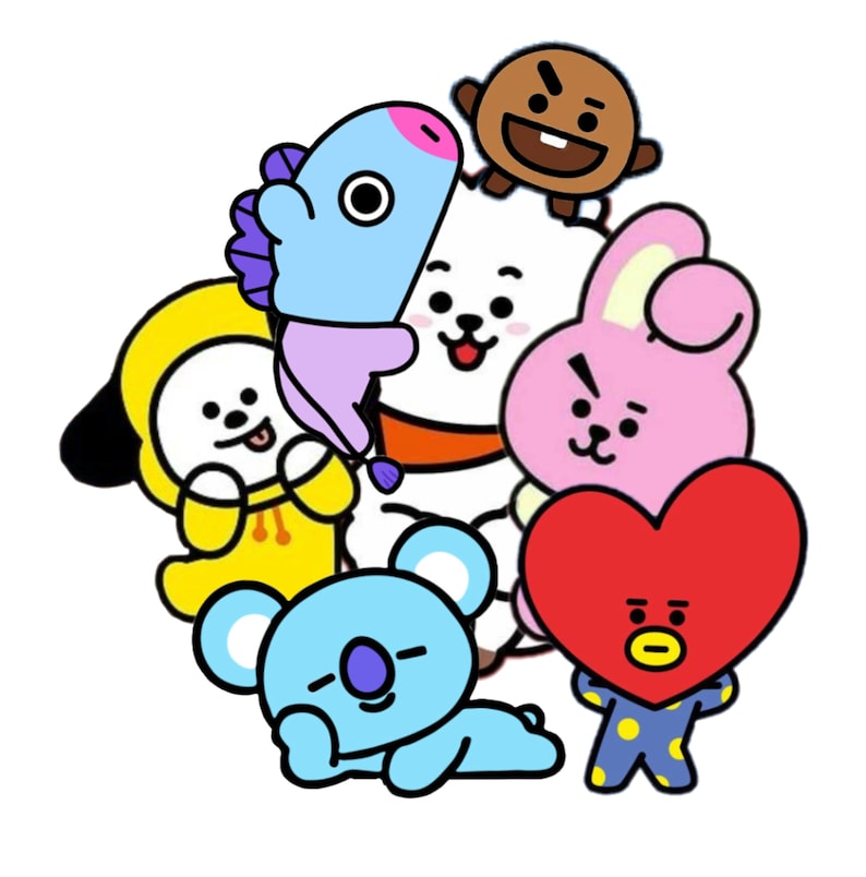 BT21-Archivo digital JPG PNG | Etsy