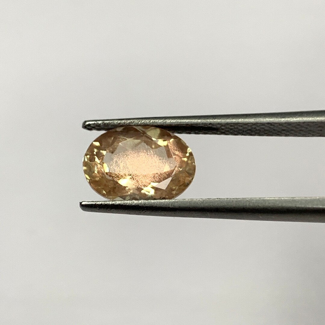Natural Schiller Oregon Sunstone Good Quality Oval Peach Colour Oregon ...