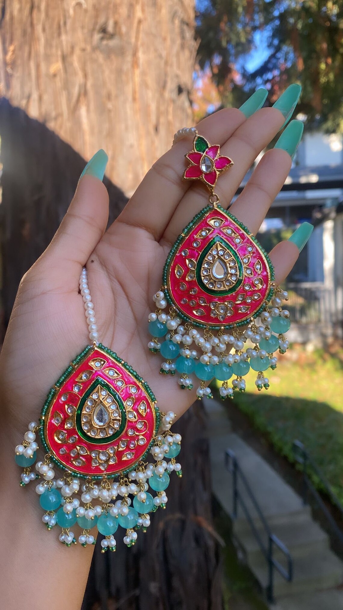 Tikka Set/ Pakistani Tikka Set/ Indian Jewelry/ Pakistani Jewelry ...