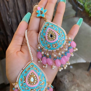 Tikka Set/ Pakistani Tikka Set/ Indian Jewelry/ Pakistani Jewelry ...