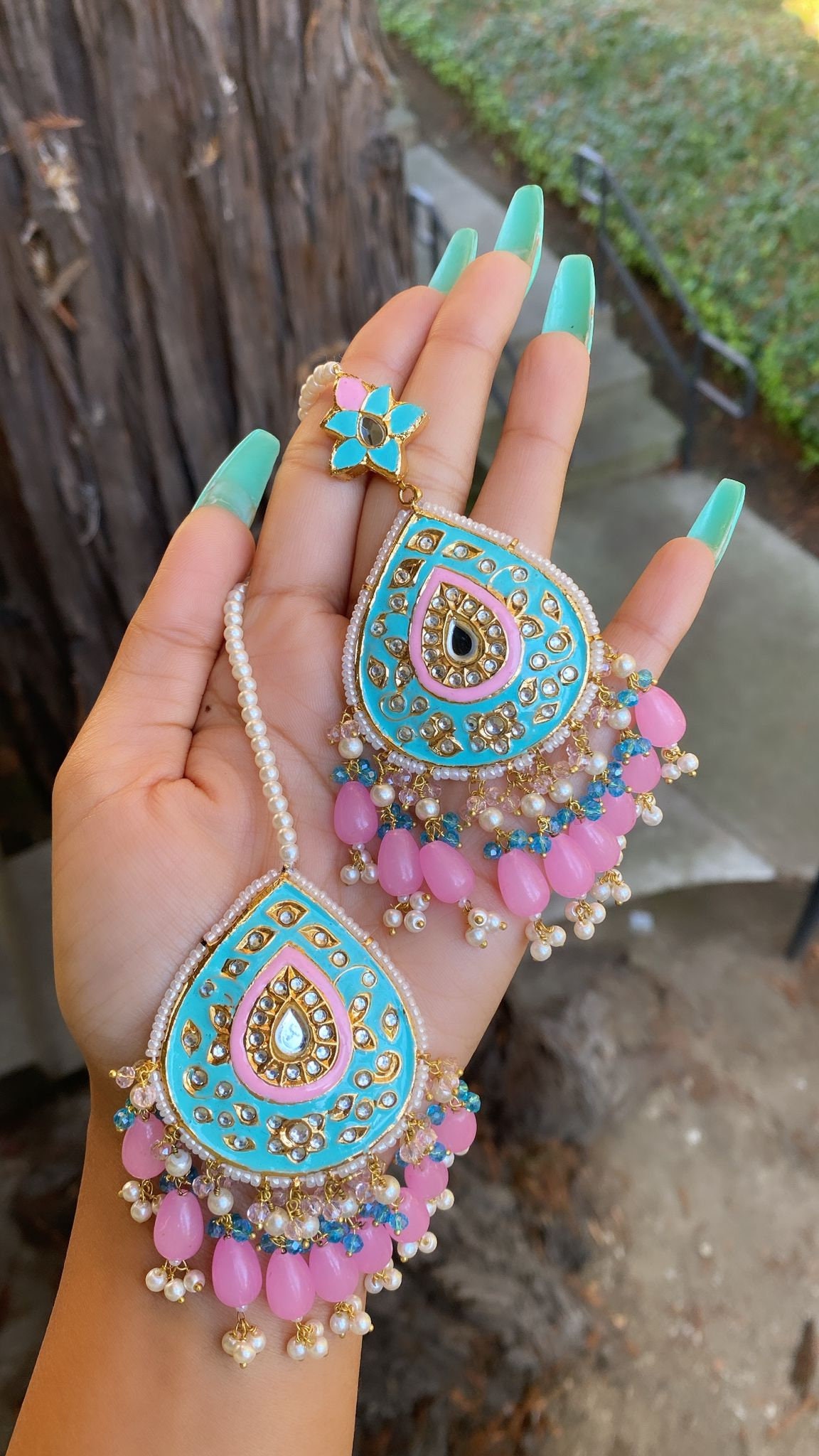 Tikka Set/ Pakistani Tikka Set/ Indian Jewelry/ Pakistani Jewelry ...