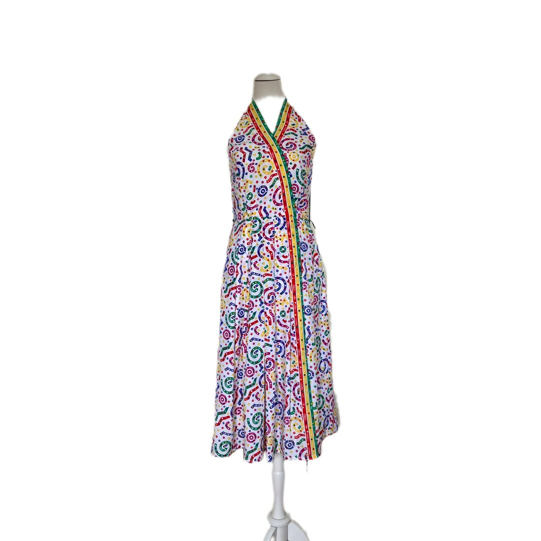 Vintage 70s Maxi Dress Fink Model Colorful - Etsy