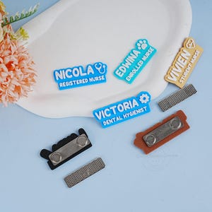 Magnetic Name Tags, Personalized Name Badge for Nurse Midwife ...