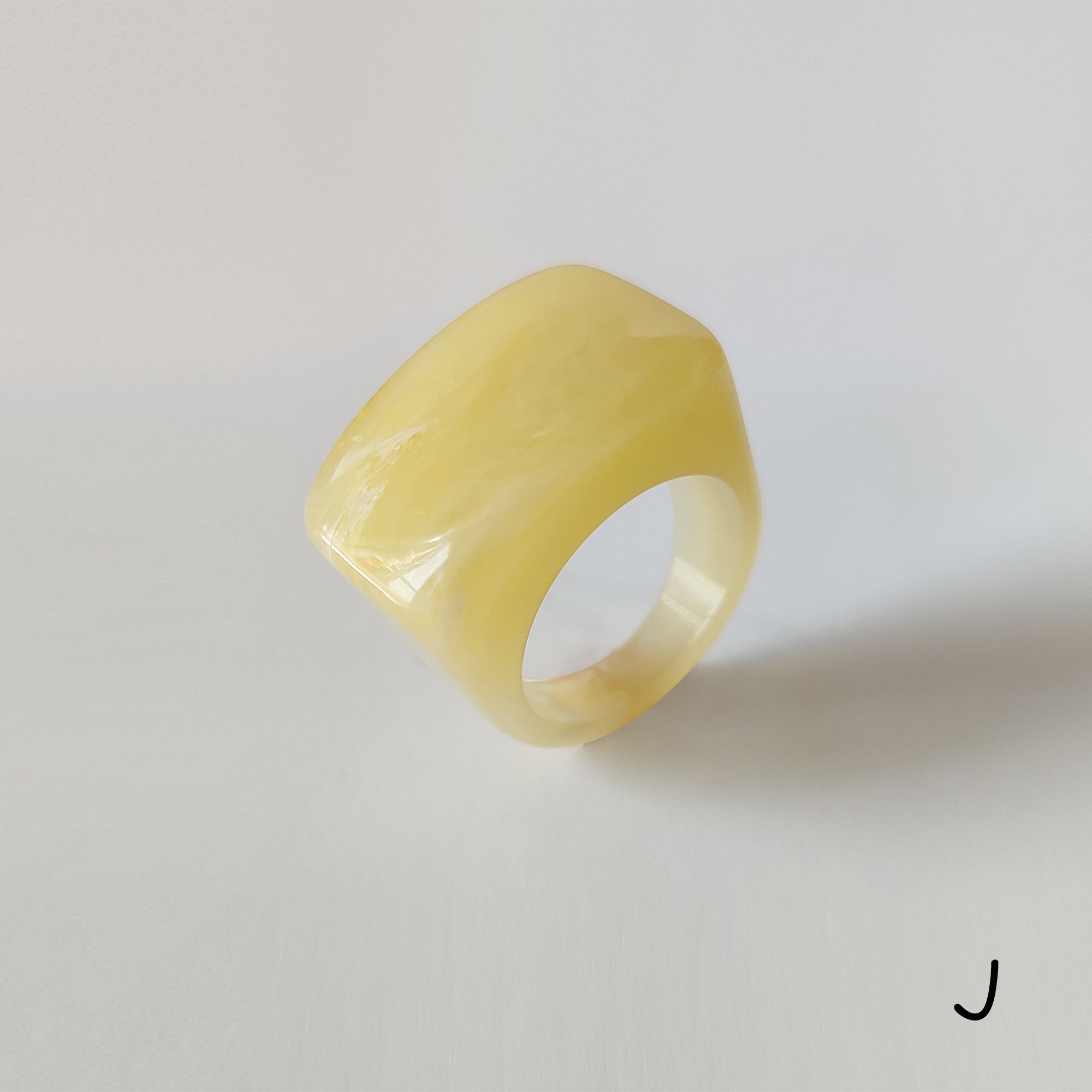 Retro Resin Rings Vintage Ring Collection Dome Ring - Etsy