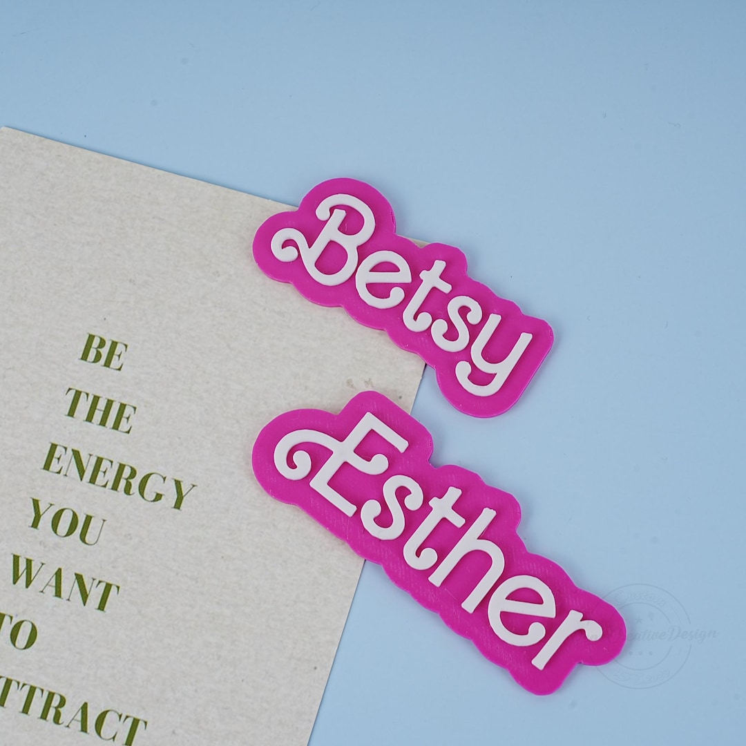 Custom Name Fridge Magnet, Personalized 3D Printed Name Refrigerator ...