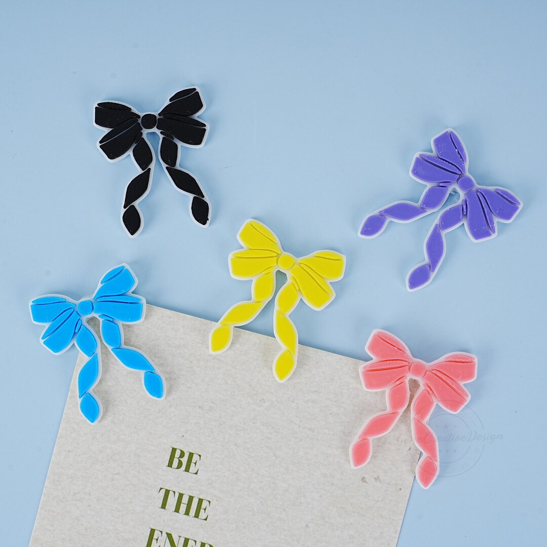 Custom Bow Fridge Magnet, 3D Printed Bowknot Refrigerator Magnet ...