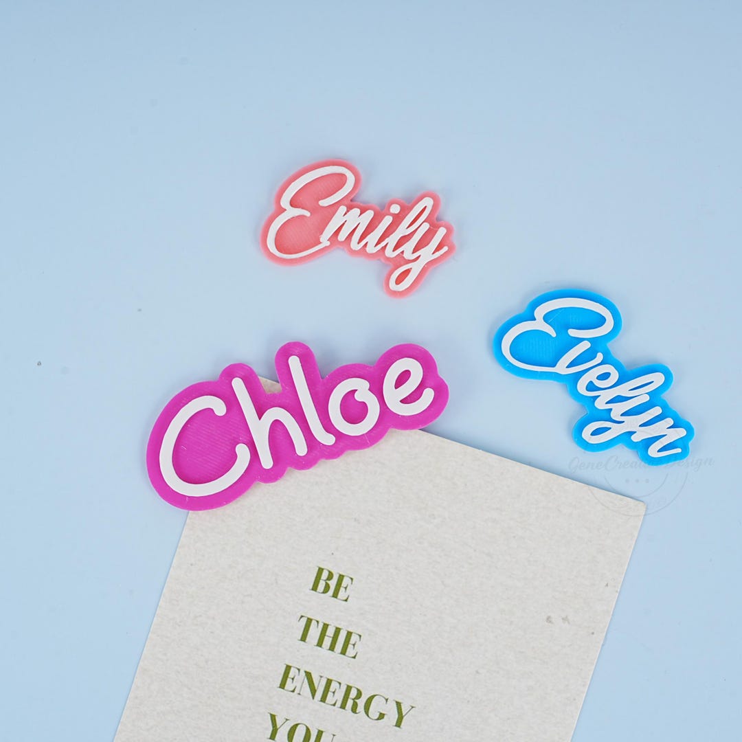 Custom Name Fridge Magnet, Personalized 3D Printed Name Refrigerator ...