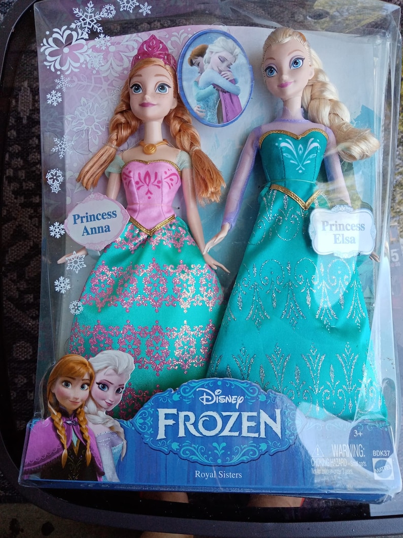 DISNEY FROZEN Elsa and Anna Doll Set Extremely Rare - Etsy