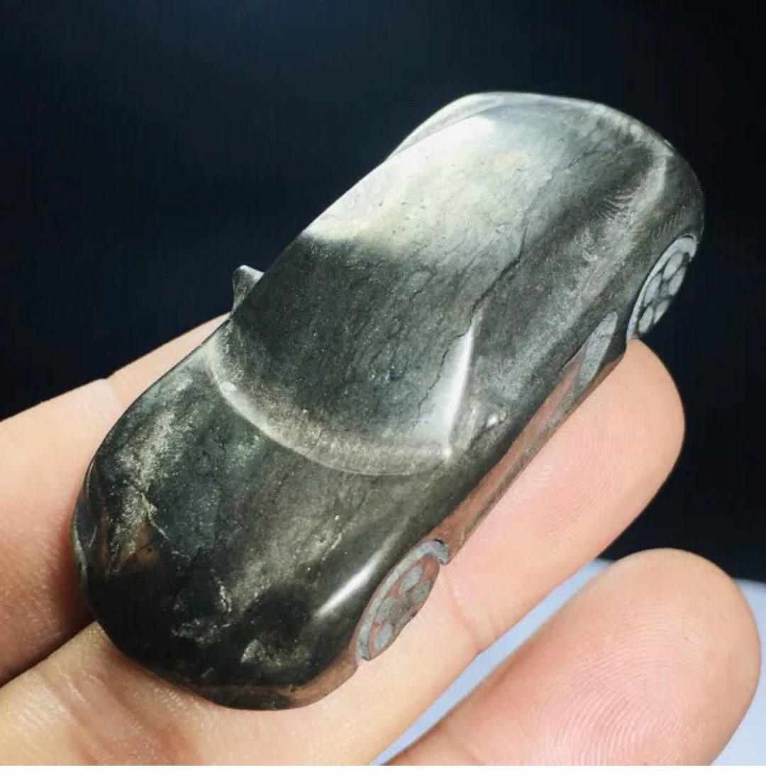 Natural Pyrite Car Figure Statue Semiprecious Crystal Gemstone Reiki ...