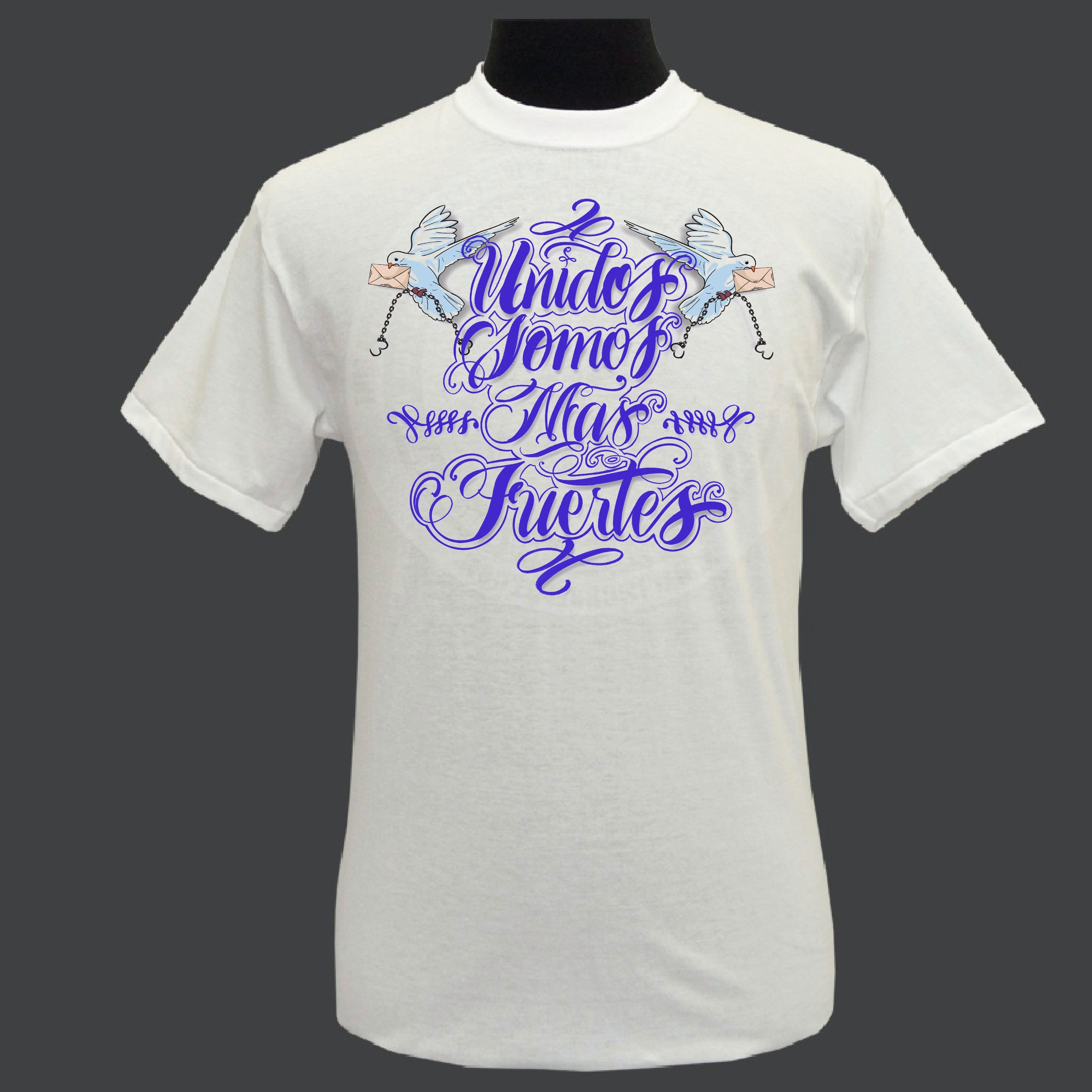 Unidos Somos Mas Fuertes Diseño En Blanco Etsy