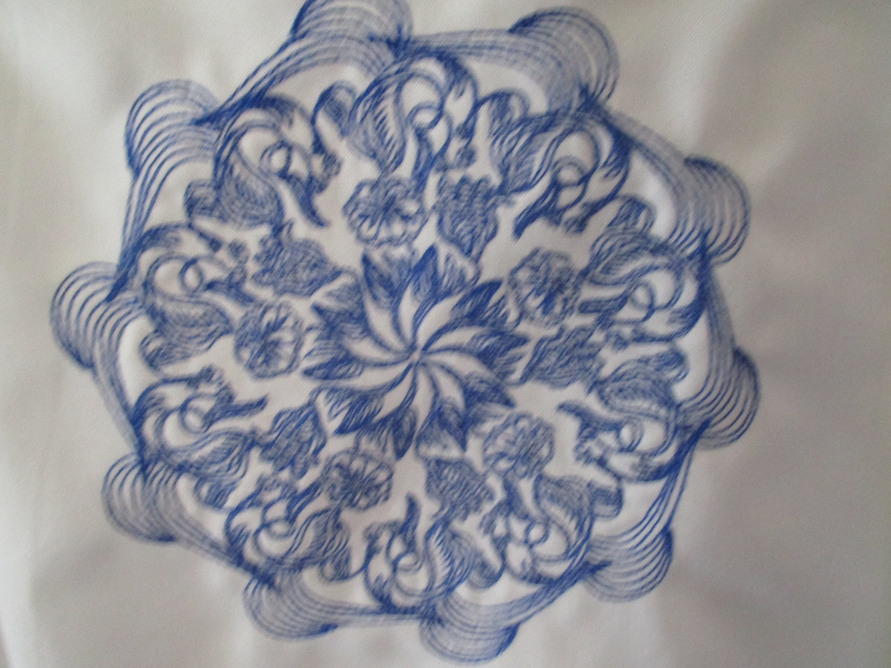 Embroidered Quilt Blocks Floral Mandela Quilt Blocks Quilt Squares ...
