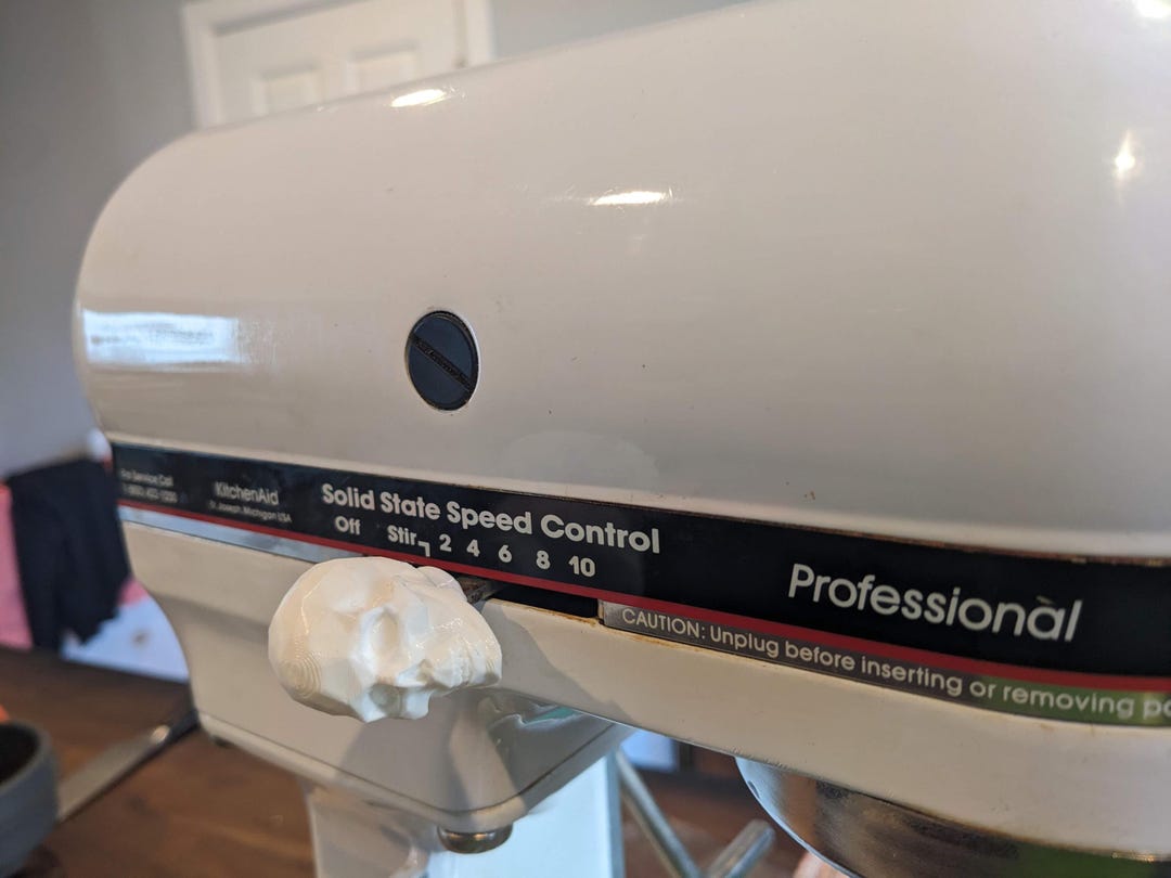 Decorative Skull Knob for Kitchen Aid Mixers - Etsy