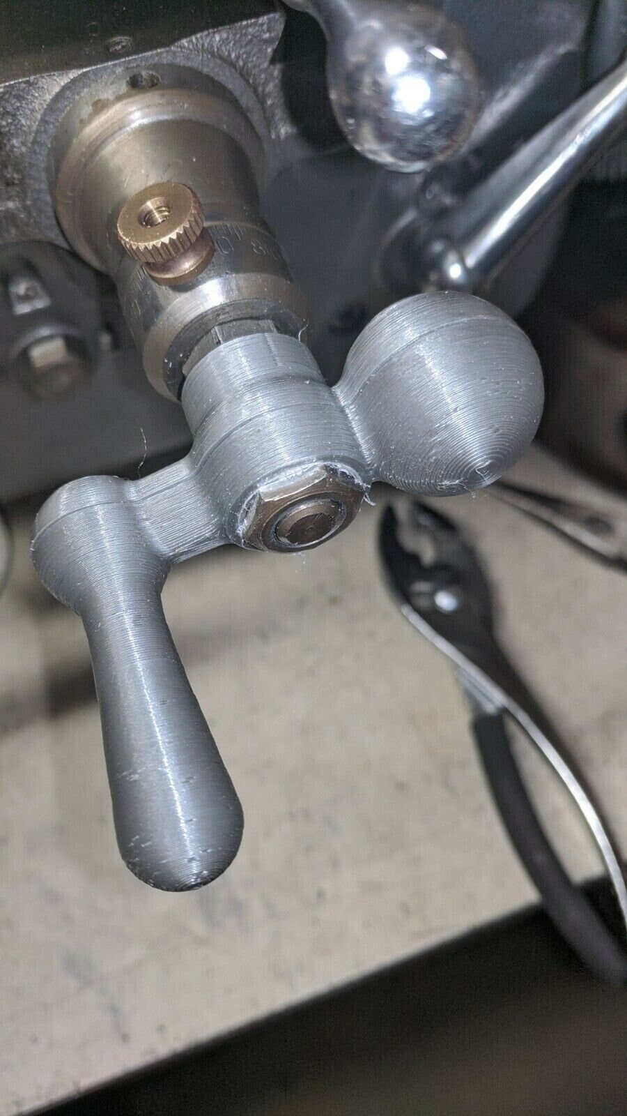 Atlas Craftsman 10/12" Metal Lathe Replacement Crossfeed Compound Crank ...