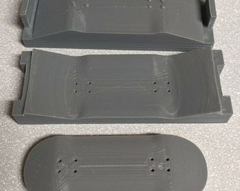 DIY Fingerboard Mold & Shaper 96mmx35mm , 49mm Wheelbase, 20º Kick 3D ...