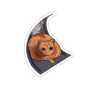 Racecar Cat Sticker, Pedro Cat, Cat Sticker, Racecar Sticker, Memes ...