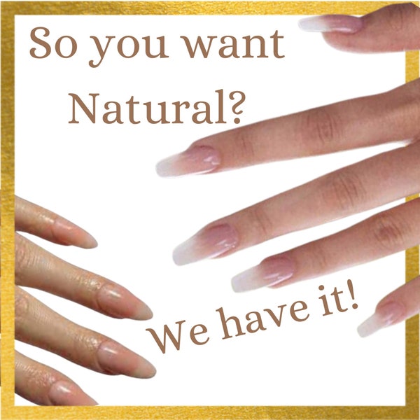 Wide False Nails - Etsy