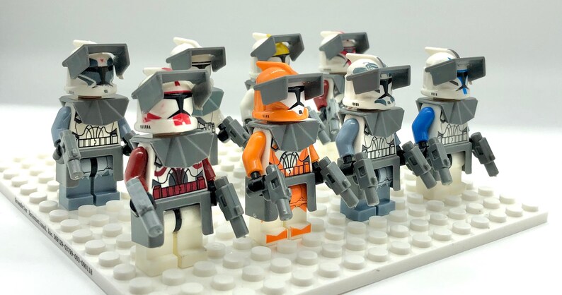 Lego Star Wars Custom Super Clone Trooper Commandos Pack | Etsy