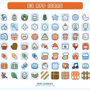 63 App Icon Pack / Winter Wonderland Story / Christmas / Wallpapers ...