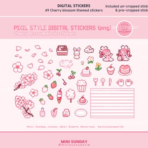 Cherry Blossom Picnic Themed Digital Planner / Goodnotes / Planner ...
