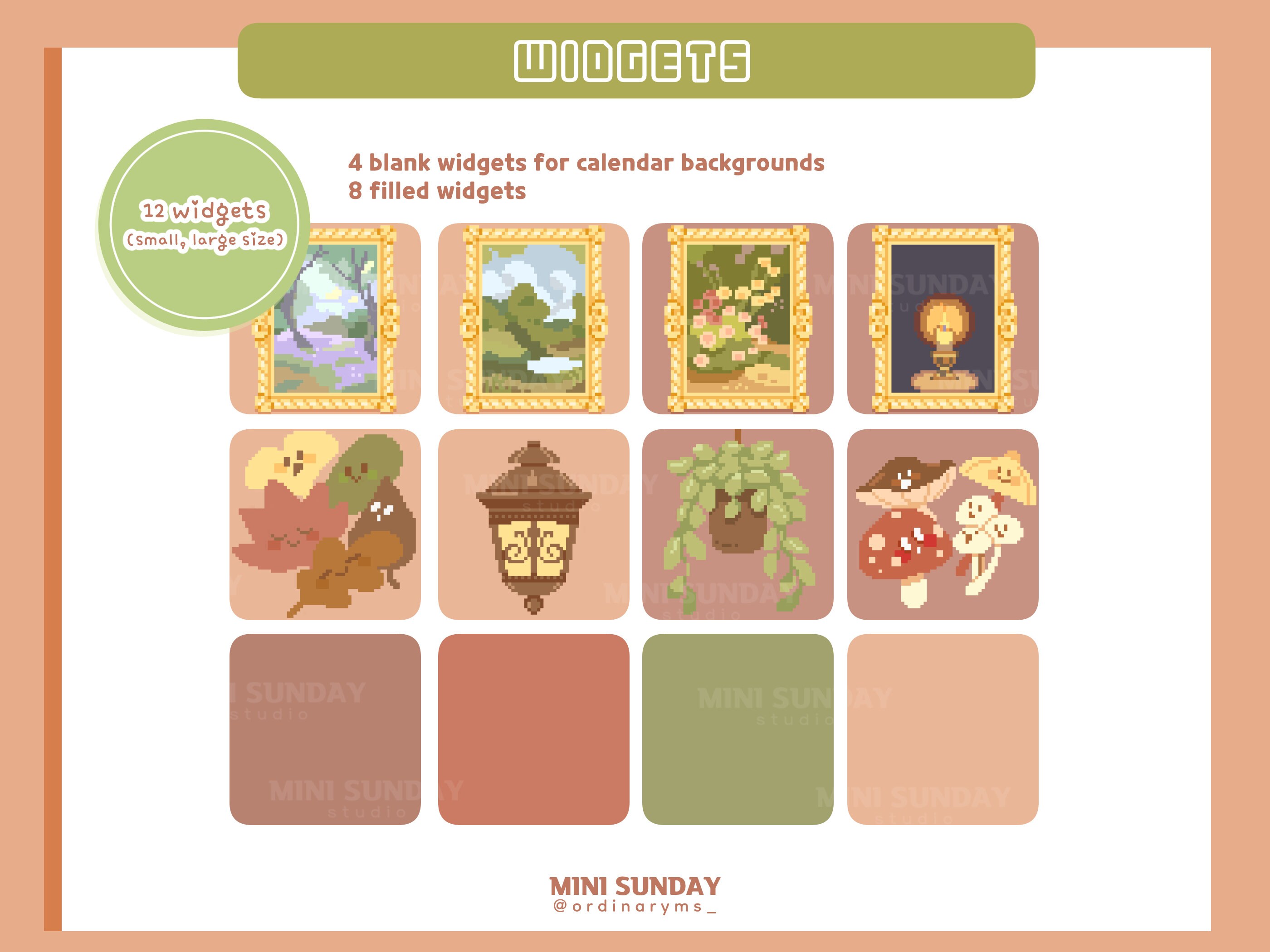 63 App Icon Pack / Scent of Fall / Wallpapers & Widgets / - Etsy