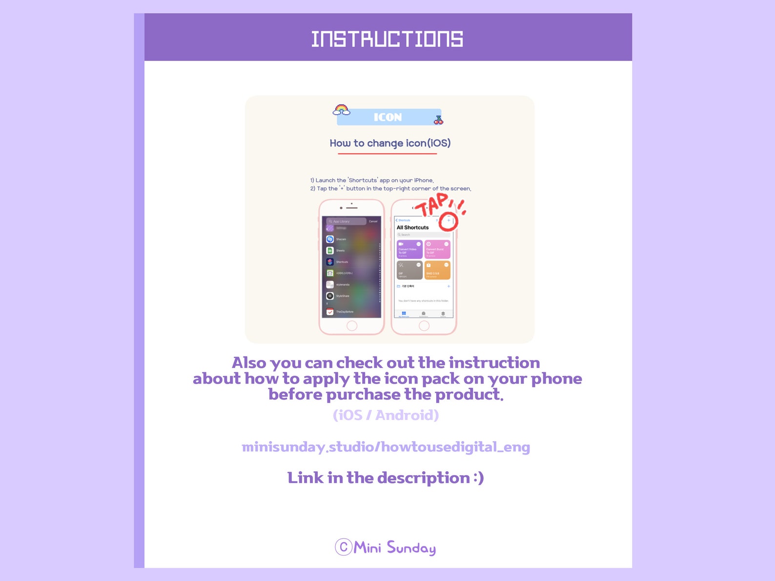 63 App Icon Pack / Purple Lucky / Wallpapers & Widgets / Pixel - Etsy