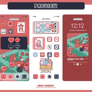 63 App Icon Pack / Wonder Mini Land / Wallpapers & Widgets / Pixel ...