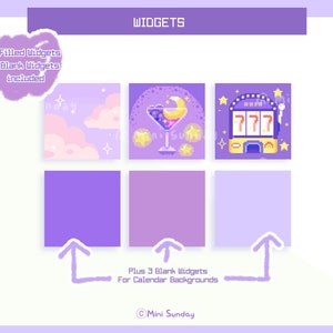 63 App Icon Pack / Purple Lucky / Wallpapers & Widgets / Pixel - Etsy
