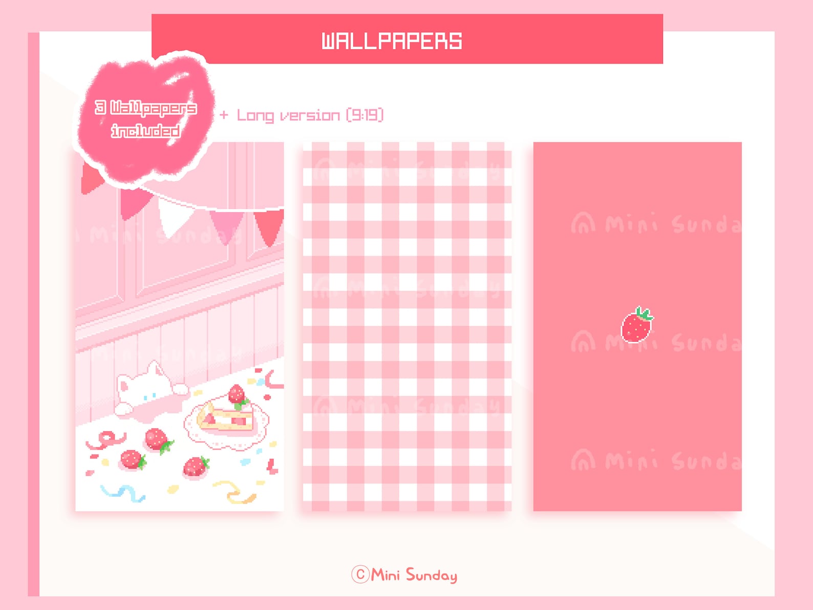 63 App Icon Pack / Pink Party / Wallpapers & Widgets / Pixel / - Etsy