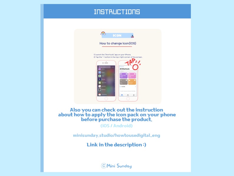 63 App Icon Pack / Blue Mystery / Wallpapers & Widgets / Pixel - Etsy