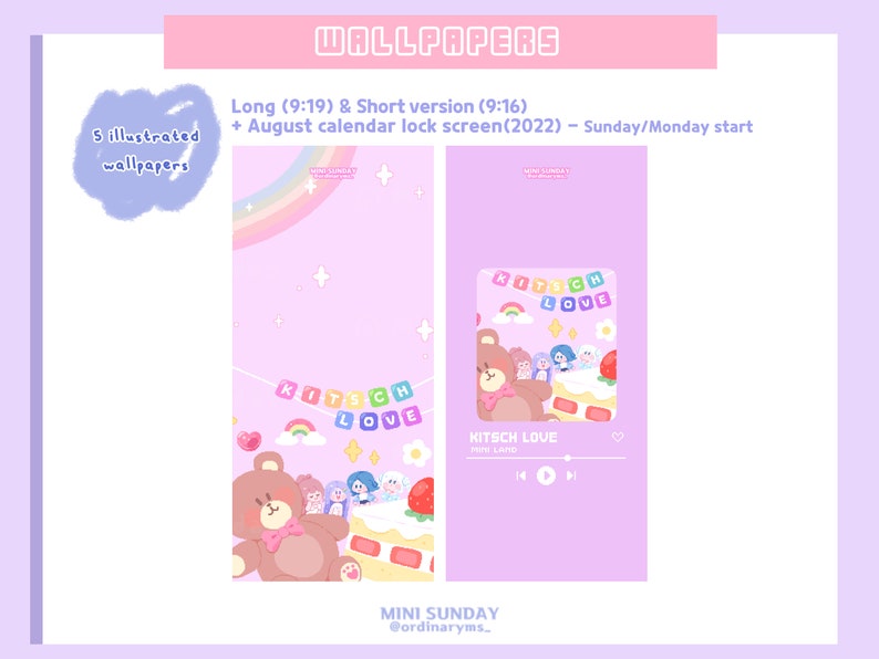 63 App Icon Pack / Kitsch Love / Wallpapers & Widgets / Pixel - Etsy