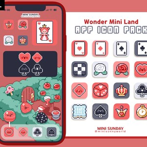 63 App Icon Pack / Wonder Mini Land / Wallpapers & Widgets / Pixel ...