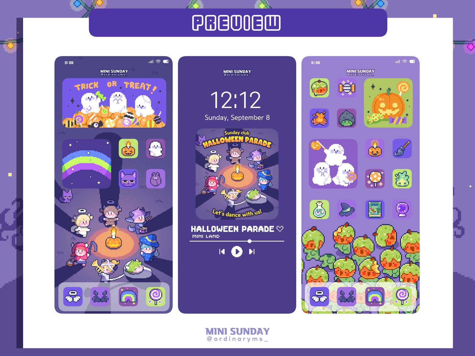 63 App Icon Pack / Halloween Parade / Halloween Expansion Pack - Etsy