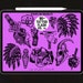 Tattoo Flash Stamp Set Vol. 14 - Procreate Tattoo Stamp Brush Set - Etsy