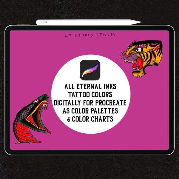 Eternal Ink’s Color Palette for Procreate - Etsy