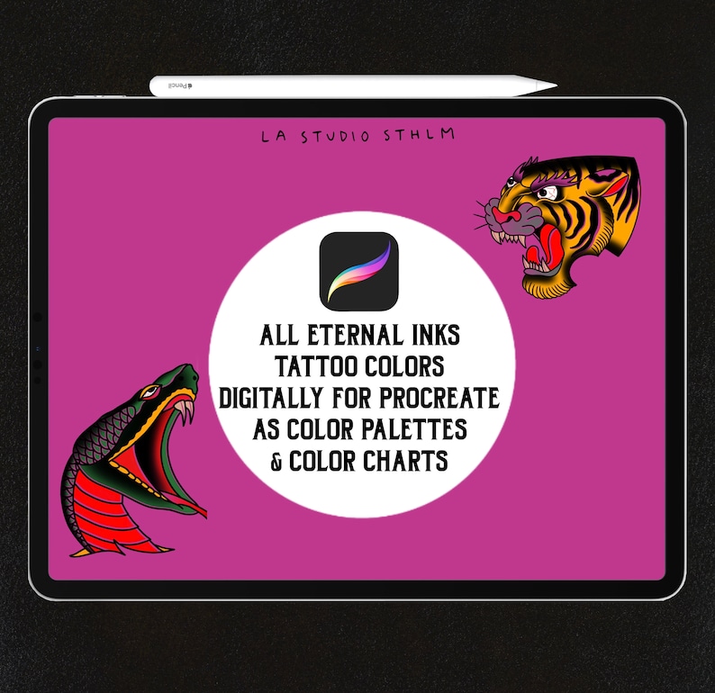 Eternal Ink’s Color Palette for Procreate - Etsy